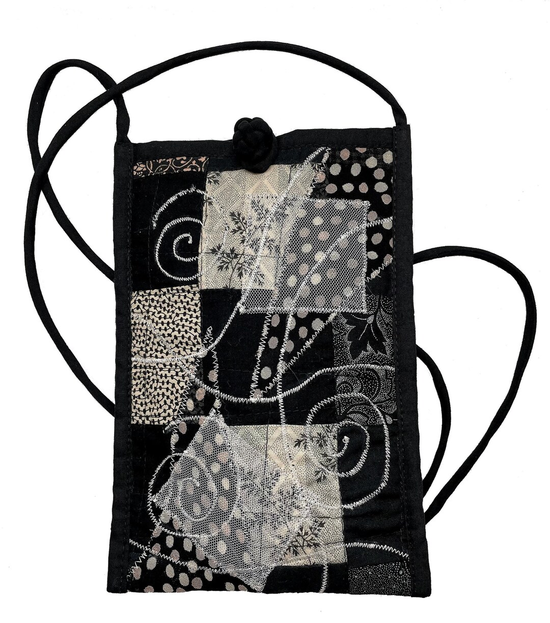 LRW DESIGNS - Women's Handmade Recycled Granite Colored Fabric Cross ...