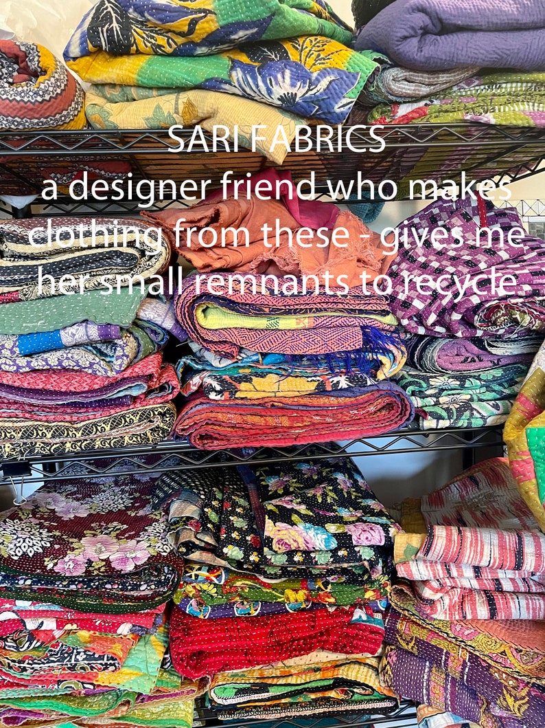 Recycled Sari Fabric Cross Body Cell Phone Bag - LRW Designs - Etsy