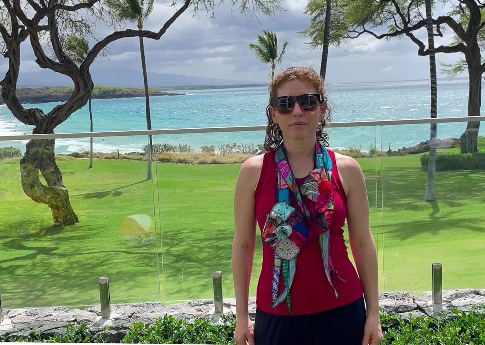 LRW DESIGNS Womens Handmade Oblong Scarf Made From Tulle and Recycled ...