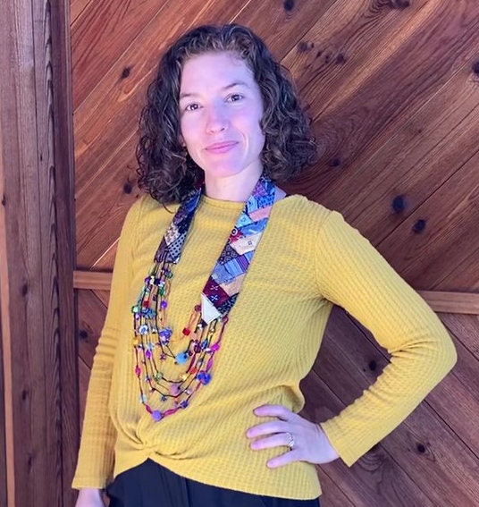 Womens Colorful Multi Strand Beaded Waterfall Collar Scarf Necklace ...