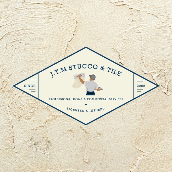 Stucco Logo - Etsy