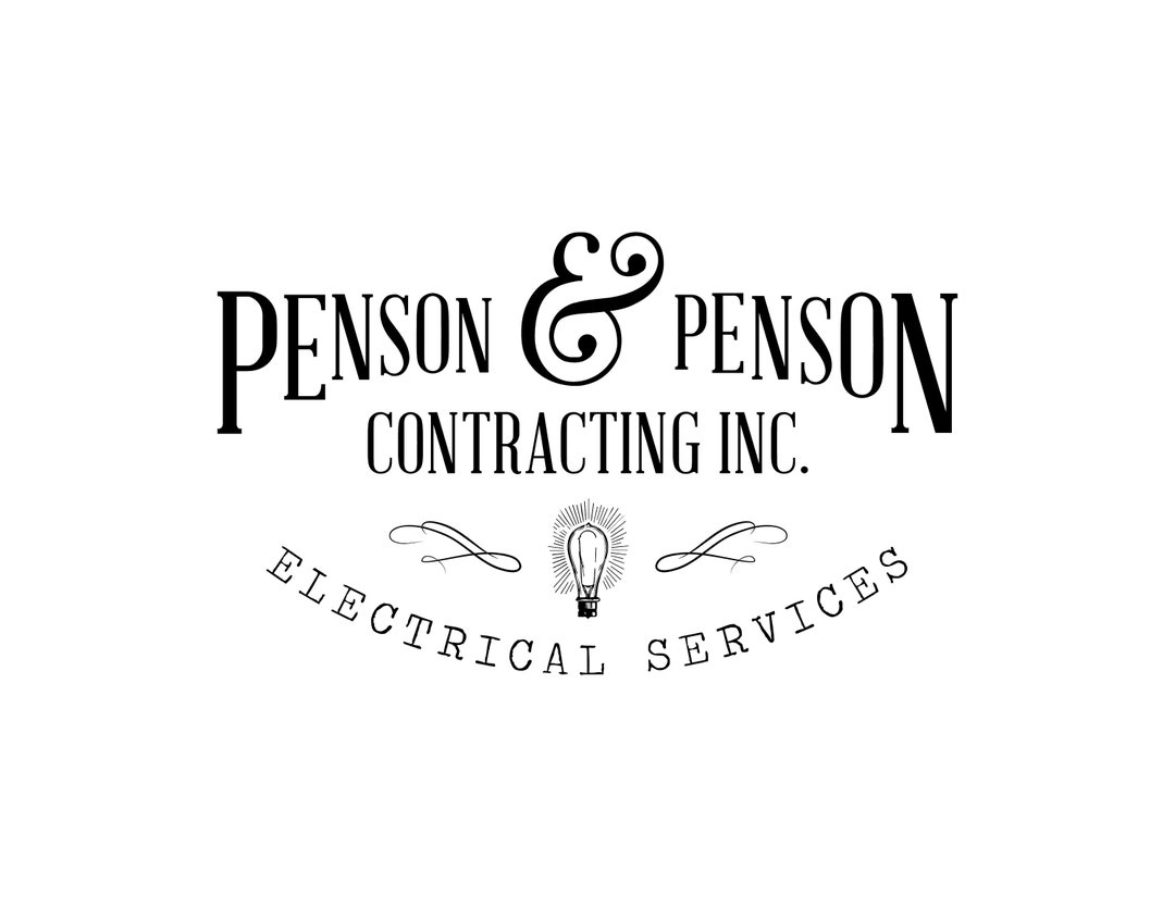 Electrical Custom Logo Design - Etsy