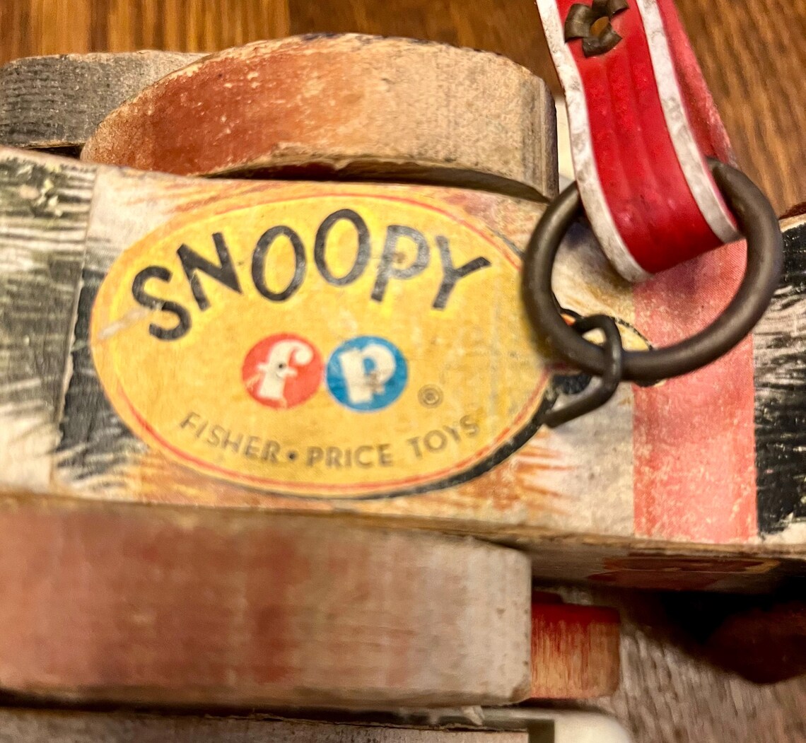 Fisher Price Snoopy Pull Toy - Etsy