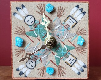 Sand Painting Clock - Etsy