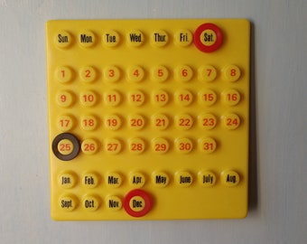 Ring a Date Calendar - Etsy