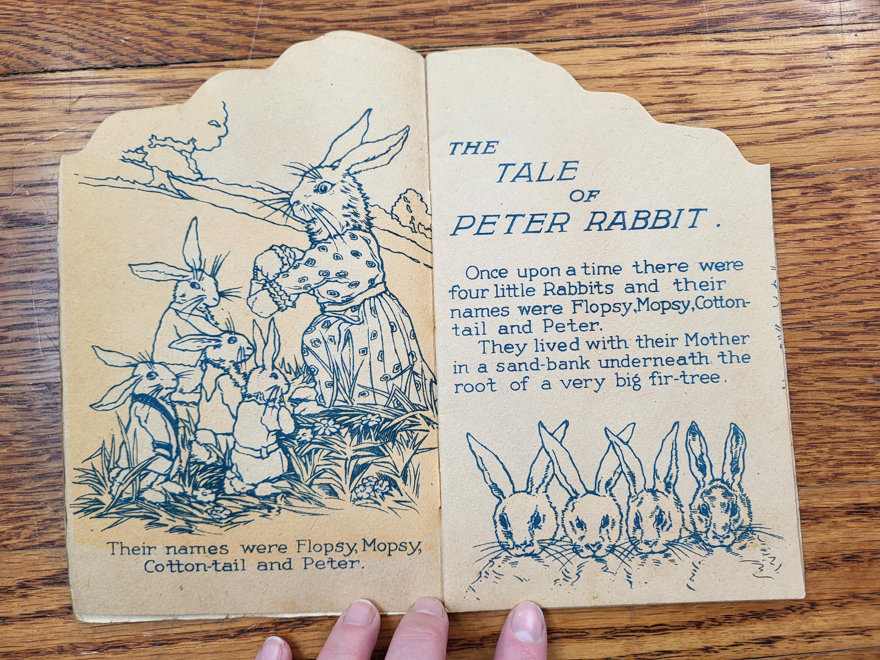1916 Peter Rabbit by Beatrix Potter Paperback Albert Illustrator ...