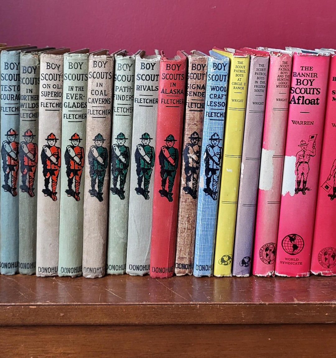 Boy Scouts Adventure Stories Collection of 24 Vintage Books 1911-1933 ...