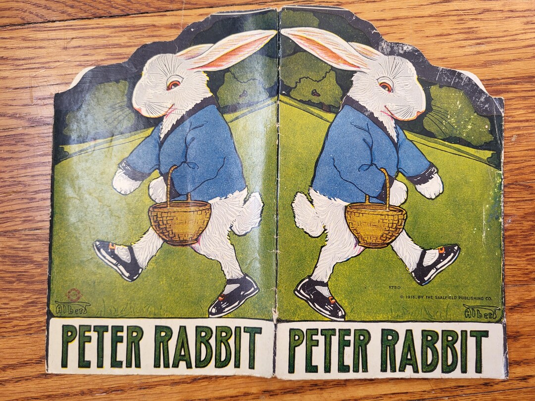 1916 Peter Rabbit by Beatrix Potter Paperback Albert Illustrator ...