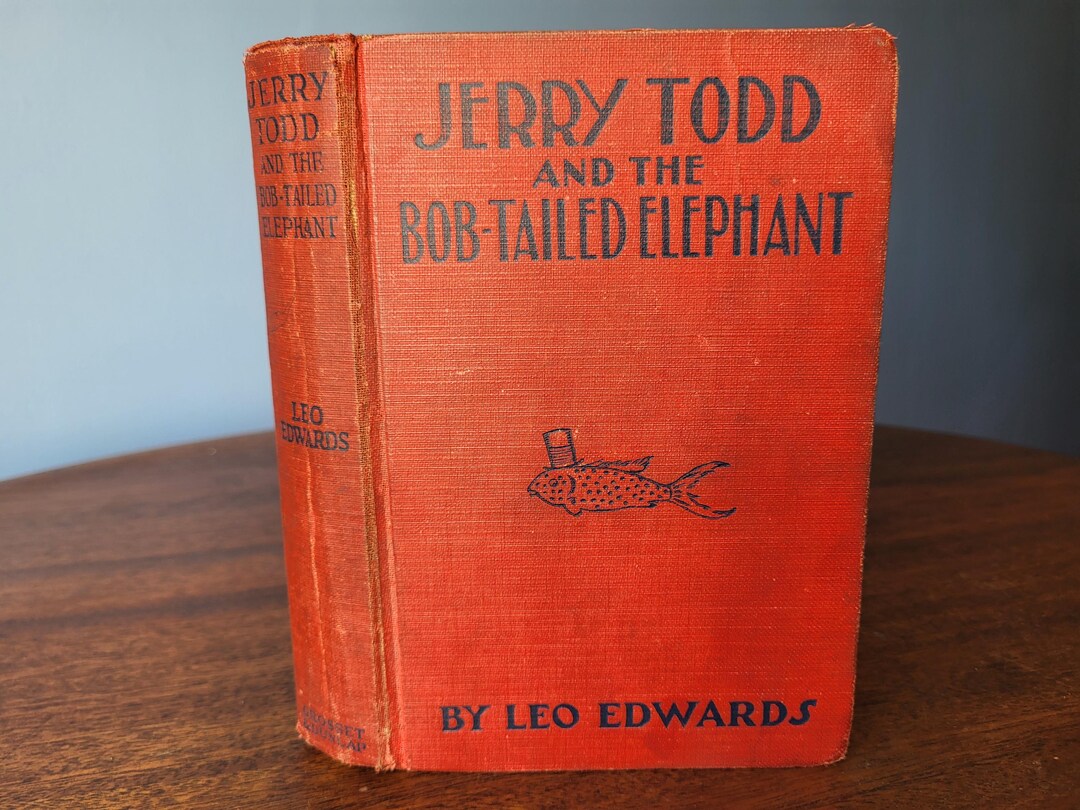 1929 Jerry Todd and the Bob-tailed Elephant Vintage Hardback - Etsy