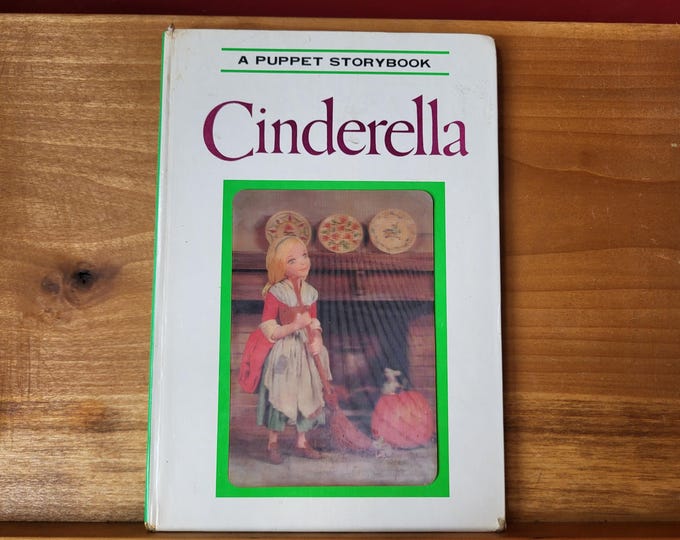 1970 Cinderella A Puppet Storybook Lenticular Cover Picture Oscar ...