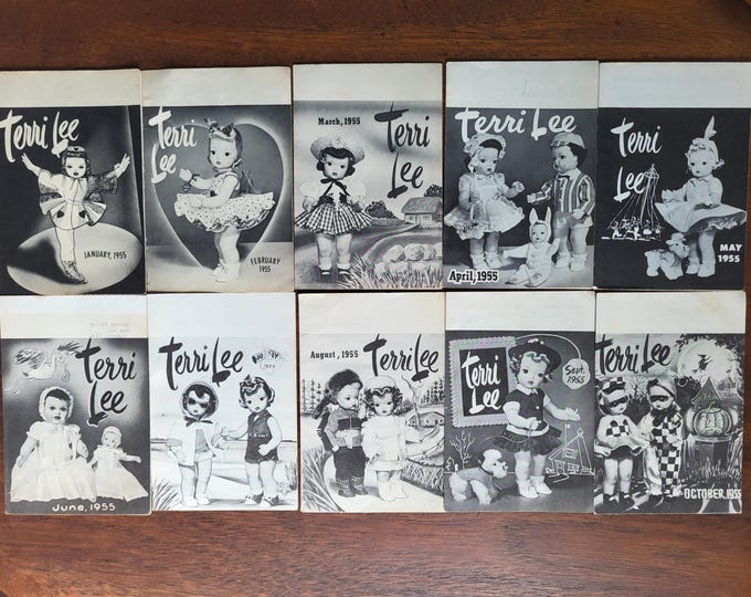Terri Lee Magazines Sold Seperately January Through October 1955 Small ...