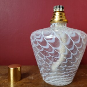 Home Fragrance Lamp, Art Glass Diffuser With Wick Light and Blow It Out ...