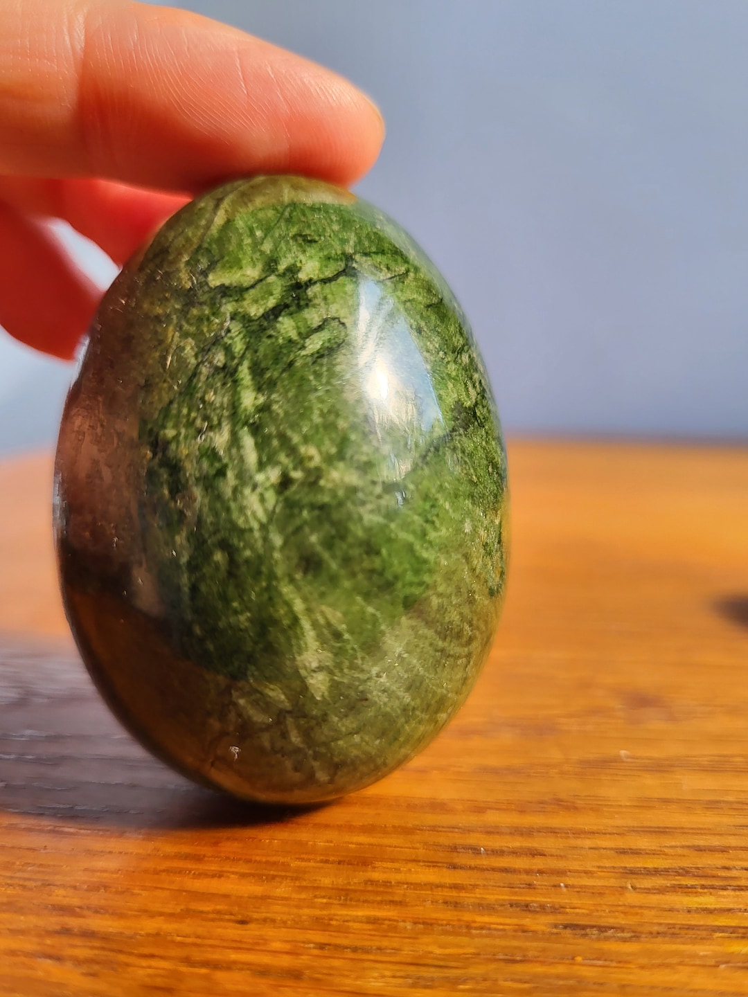 Green Stone Egg Hand Carved Green Marble Solid Natural Rock Egg ...