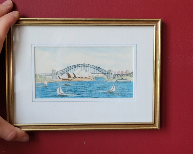 Don Forsyth Sydney Harbour - N.S.W. Opera House and Harbour Bridge From ...