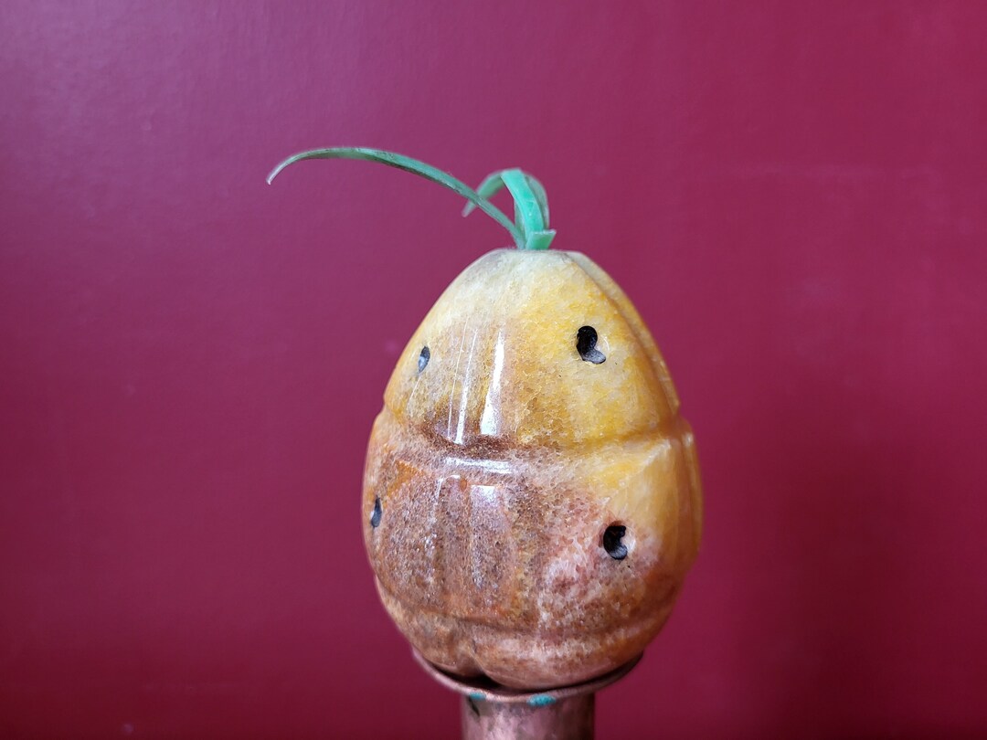 Marble Pineapple, Solid Stone Fruit, Made From Alabaster Quartz MCM ...