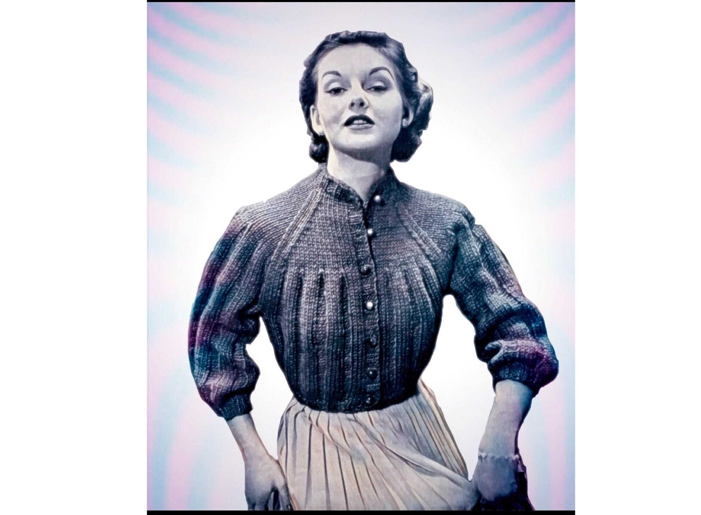 The Essential Quick Knit Vintage Cardigan From 1952. This Classic ...