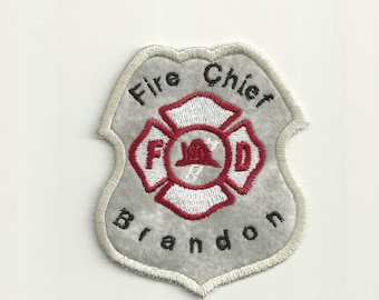 Fire chief badge | Etsy