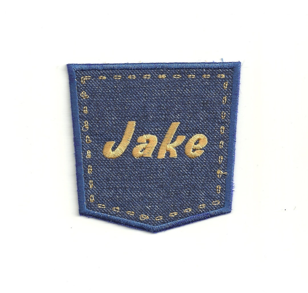 Your Name on a Pocket Patch, Any Color Combo! Custom Made! AP136 - Etsy