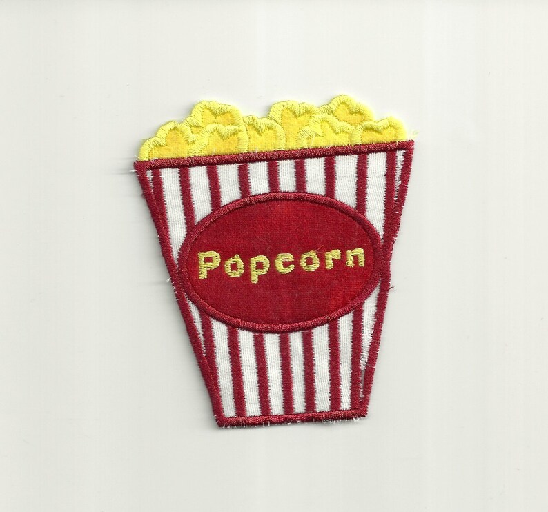 Movie Popcorn, Patch! Custom Made! AP22 - Etsy