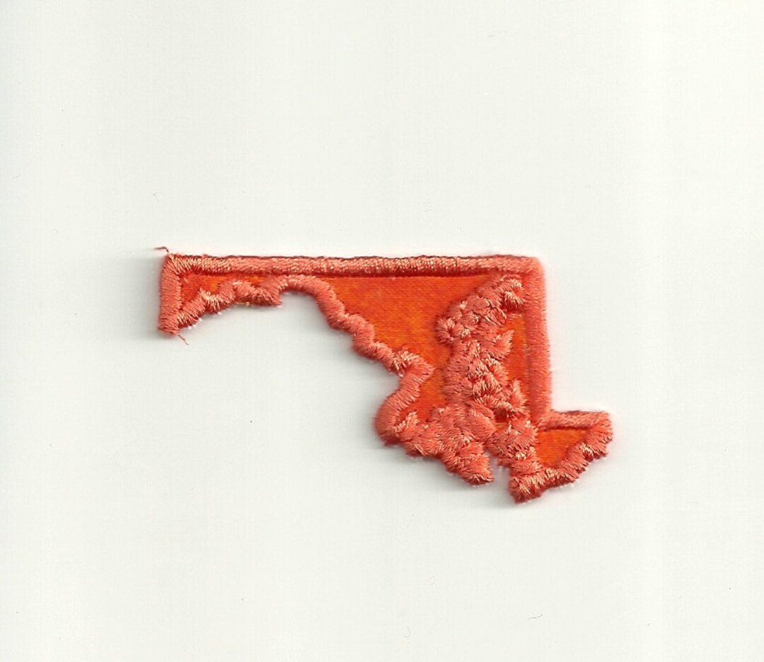 Maryland State Patch! Any Color! Custom Made! - Etsy