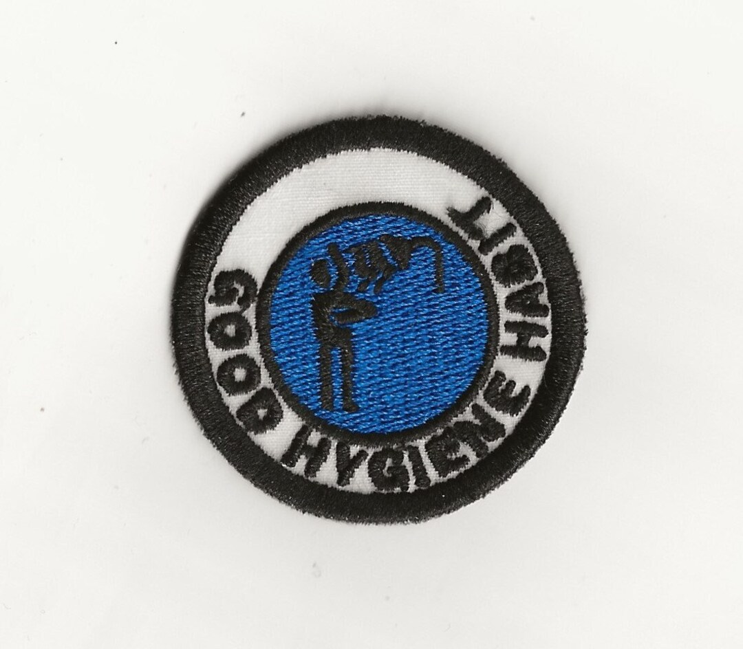 2" Good Hygiene Habit Merit Badge, Patch! Any Color Combo! Custom Made! - Etsy