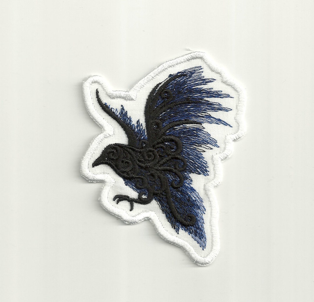 The Raven Patch! Any Color! Custom Made! - Etsy