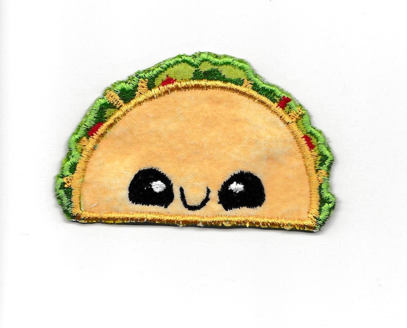 Happy Taco Patch! Custom Made! AP113 - Etsy