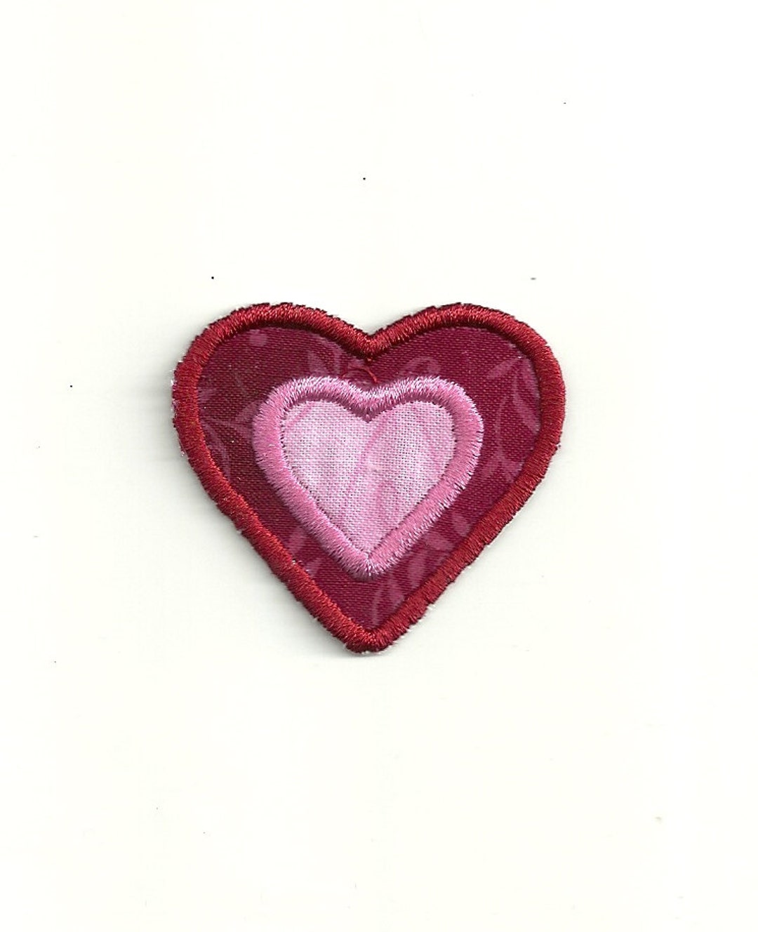 Tiny 2 Layer Heart, Patch Any Color Combo! Custom Made! - Etsy