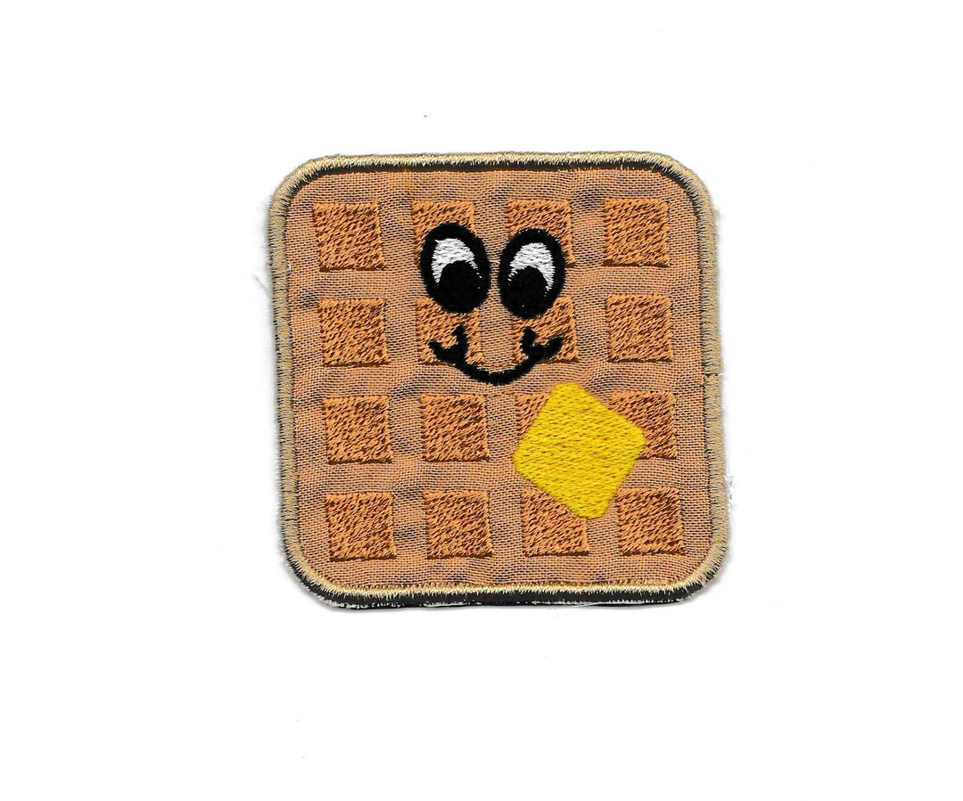 Happy Waffle Patch! Custom Made! AP146 - Etsy