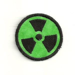 Small, Radioactive Sign Patch Custom Made - Etsy