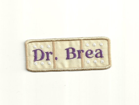 Your Name on a Band Aid Patch Any Color Combo Custom Made - Etsy