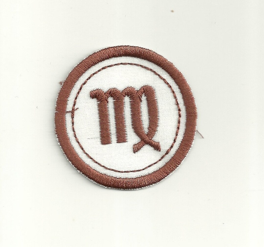Zodiac Virgo Merit Badge, Patch! Any Color Combo, Custom Made! - Etsy