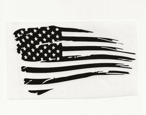 American Flag Vinyl Decal Multiple Sizes Custom Made | Etsy