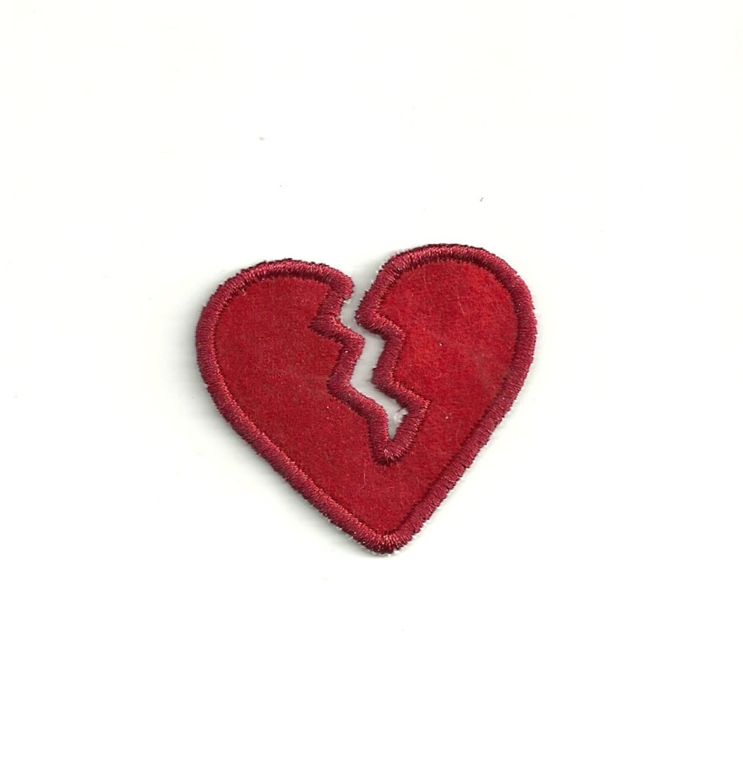 Tiny Broken Heart, Patch! Custom Made! AP27 - Etsy