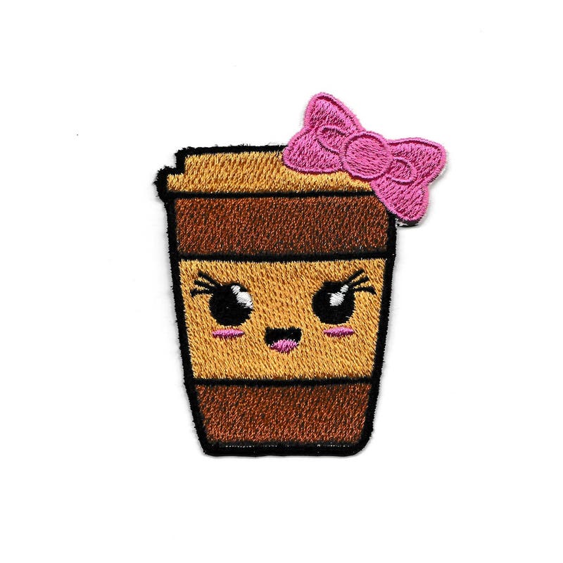 Kawaii Coffee Patch - Etsy