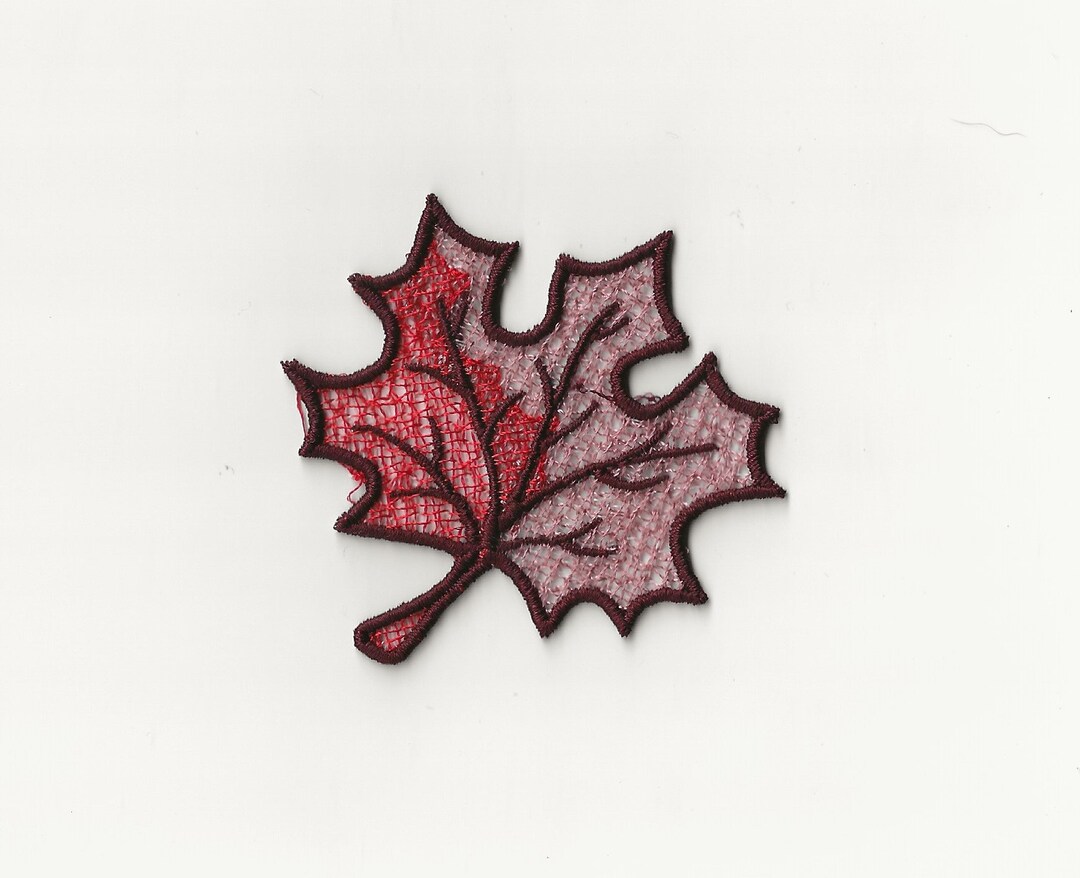 3" Lace Maple Leaf, Autumn Leaf! Custom Made Color! - Etsy