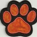 Paw Print Patch Any Color Combo Custom Made AP40 - Etsy