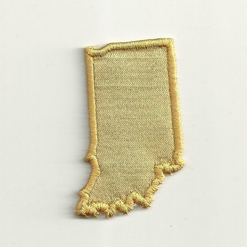 Indiana State Patch Any Color Custom Made - Etsy