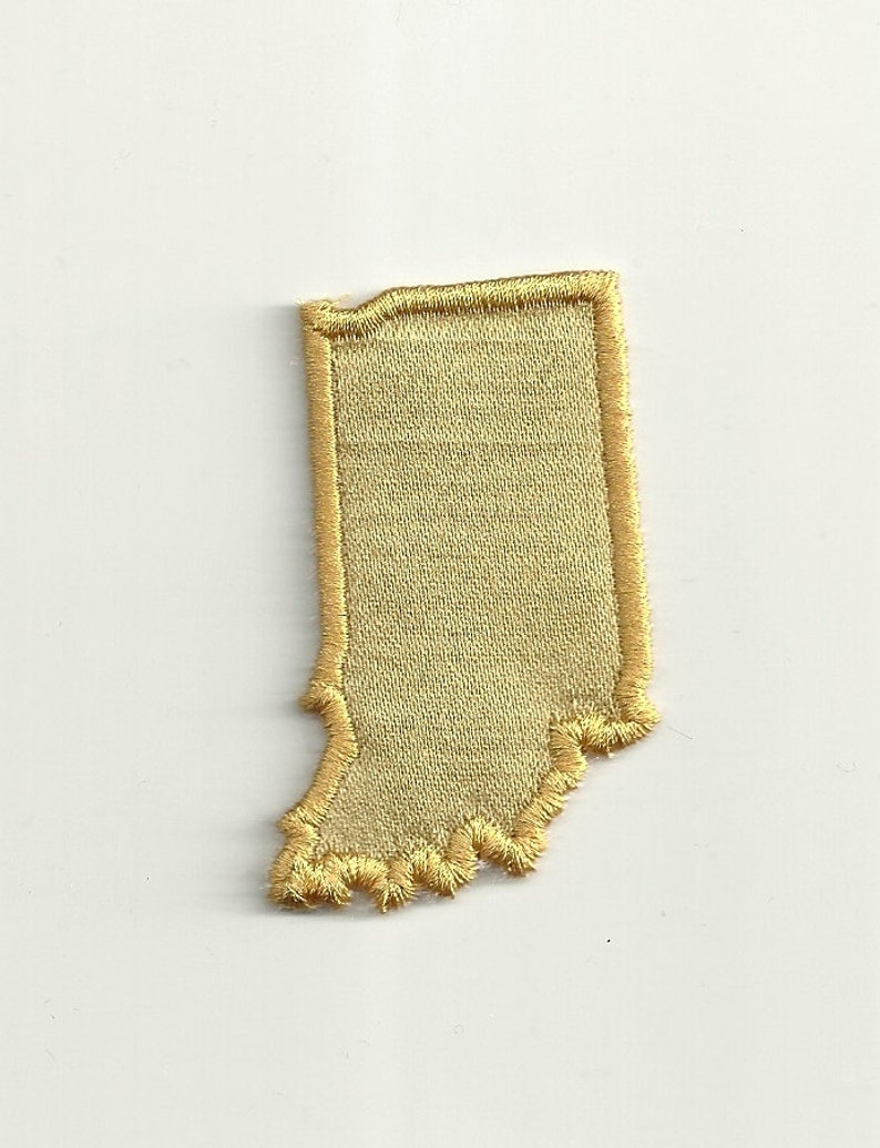 Indiana State Patch Any Color Custom Made - Etsy