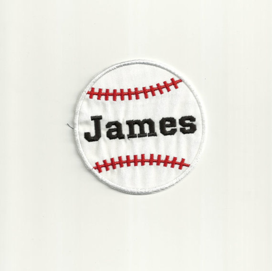 Your Name or Initial on a Baseball Patch! Custom Made! AP128 - Etsy