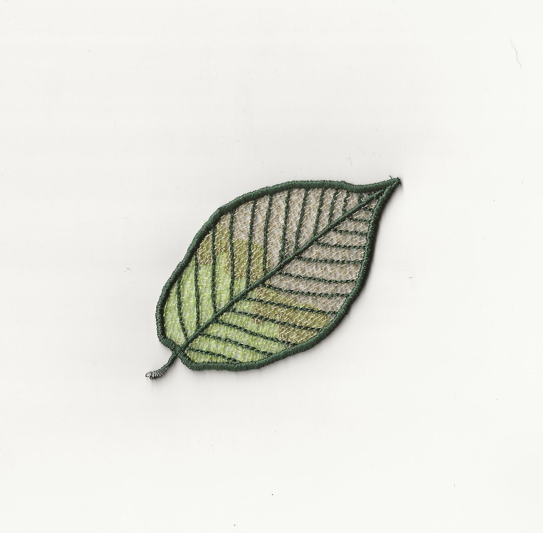 3" Lace Elm Leaf, Autumn Leaf! Custom Made Color! - Etsy