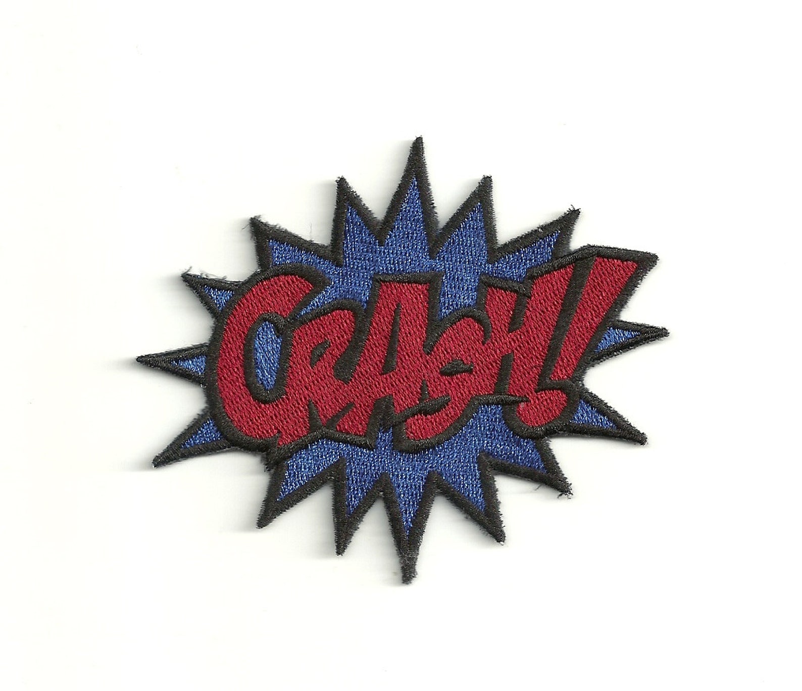 Super Hero CRASH Patch Any Color Combo Custom Made | Etsy