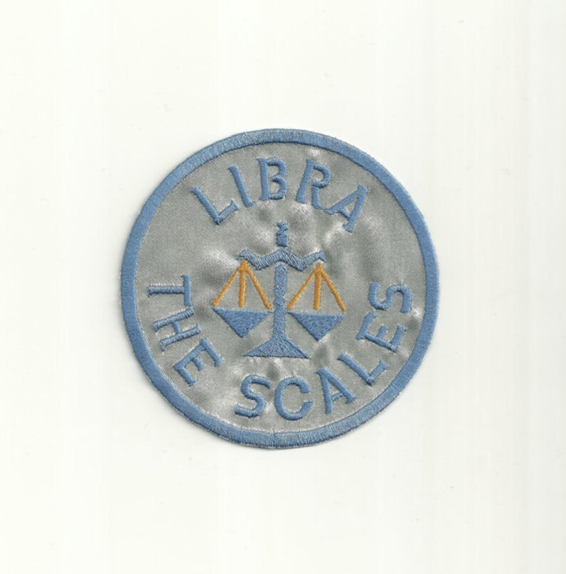 Libra the Scales, Zodiac Patch! Custom Made! AP144 - Etsy