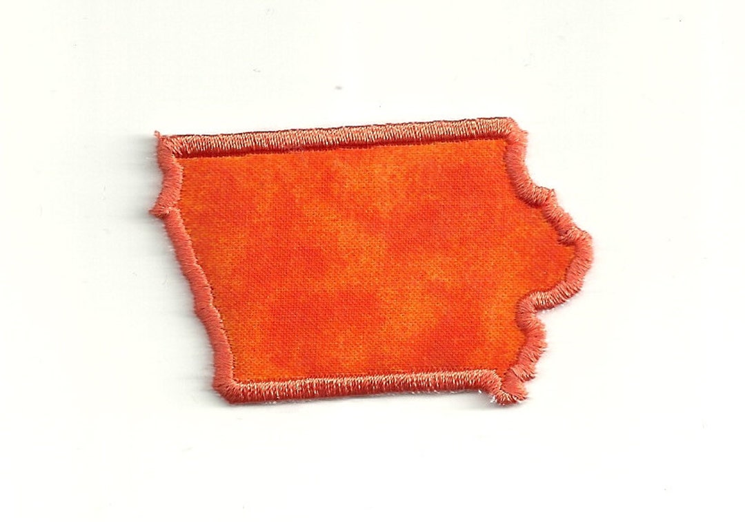 Iowa State Patch! Any Color! Custom Made! - Etsy
