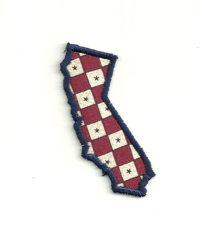 California State Patch Any Color Custom Made - Etsy