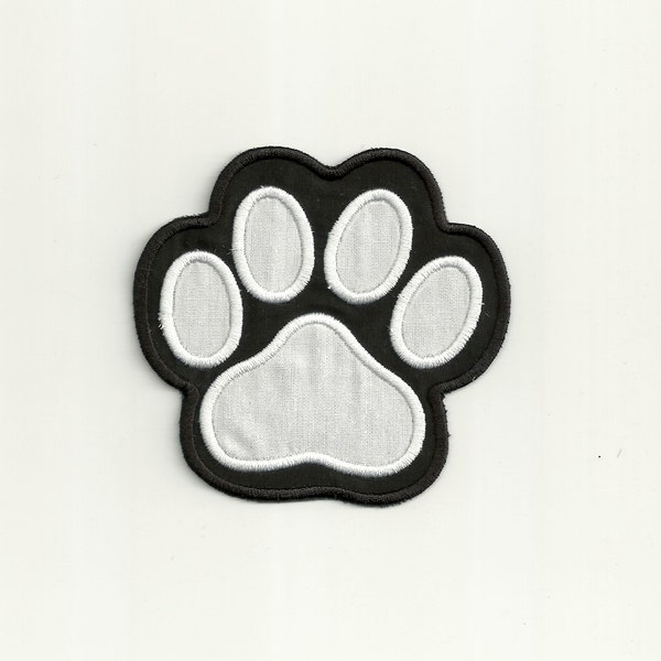 Paw Print Applique - Etsy