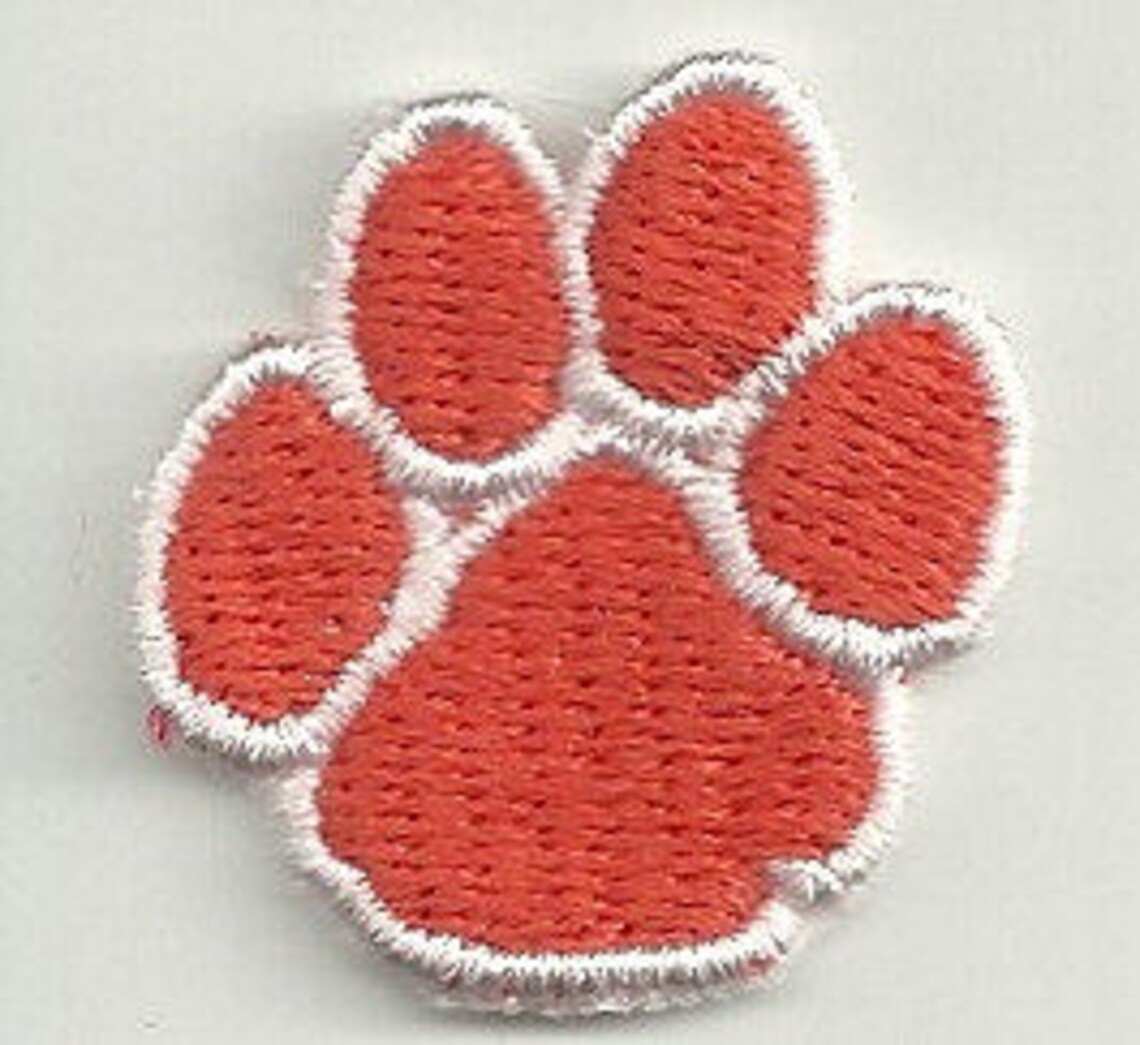 Paw Print Patch 2 Inch Any Color Combo Custom Made F33B - Etsy