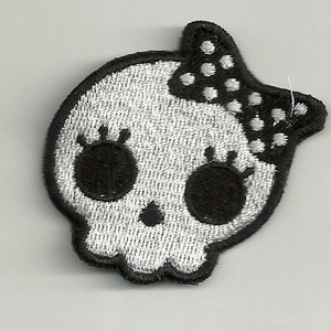 Girl Skull Patch! Custom Made! - Etsy