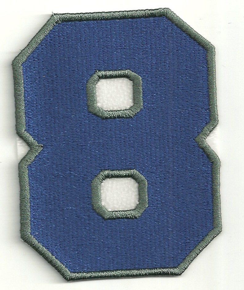 4" Varsity Number Patch, Any Color Combo Custom Made! - Etsy