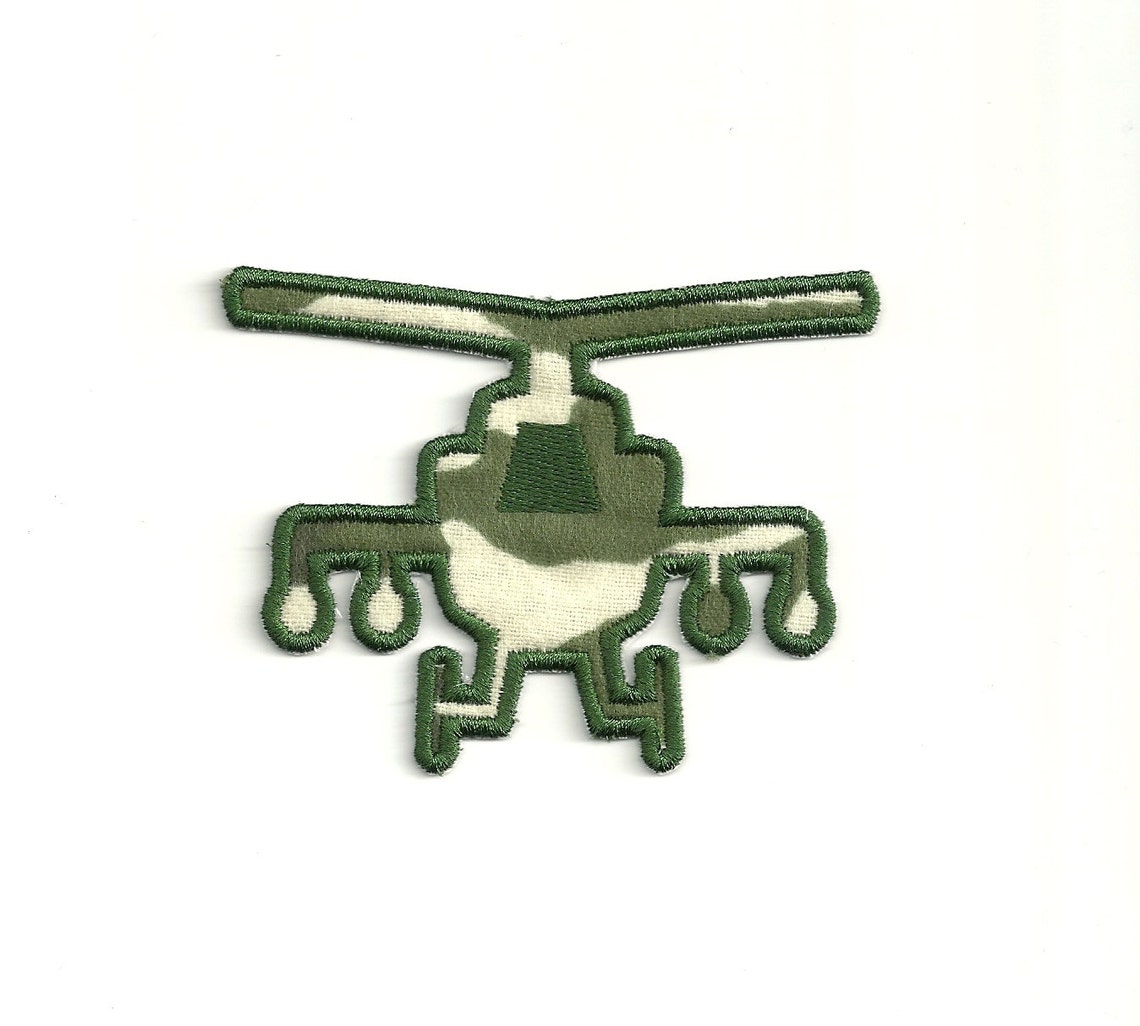 Apache Helicopter Patch! Custom Made! - Etsy